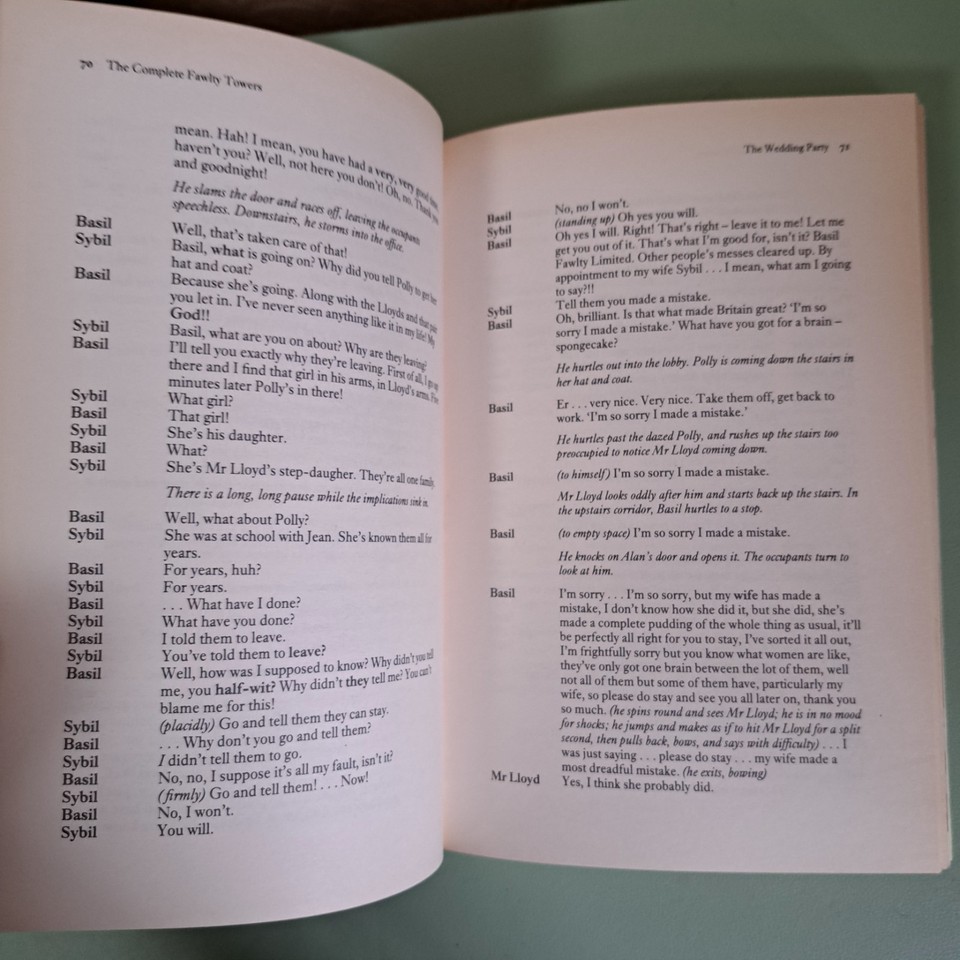 The Complete Fawlty Towers by John Cleese, Connie Booth (Hardcover 1988 ...