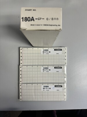 Omega 180A-CP-0-800 Linearized Chart Paper 3 Pack (item #143) | eBay