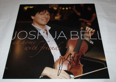 JOSHUA BELL SIGNED AT HOME WITH FRIENDS 12X12 PHOTO | eBay