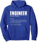 Engineer Definition T Shirt Funny Engineering Unisex Hooded Sweatshirt ...