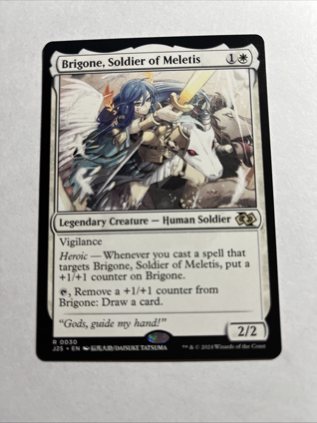 Brigone, Soldier of Meletis (Anime) - Foundations Jumpstart MTG Plus ...