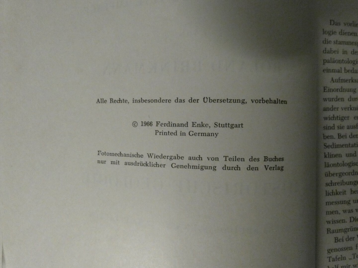 Abriss der Geologie 2ter Band Prof.Dr.Roland Brinkmann Neunte Auflage ...