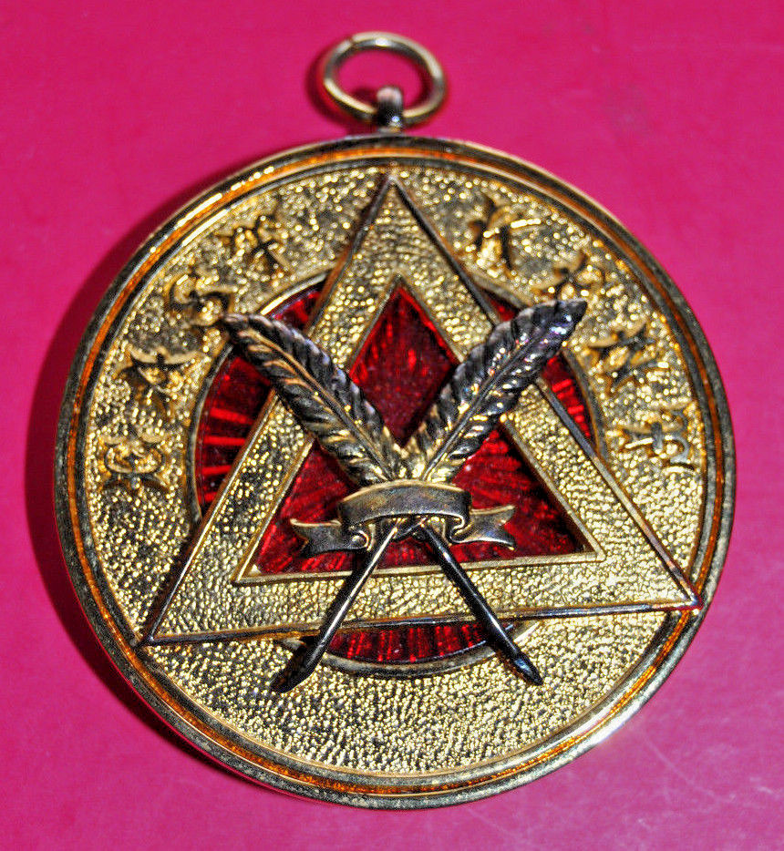 East Kent Past Provincial Grand Scribe Chapter collar jewel masonic ...
