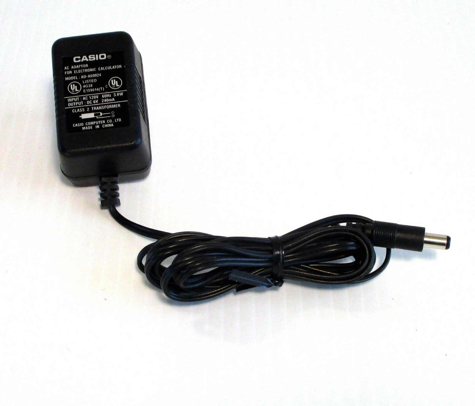 CASIO AD-A60024 Replacement 6V- 240mA Ac Adapter for Electronic ...