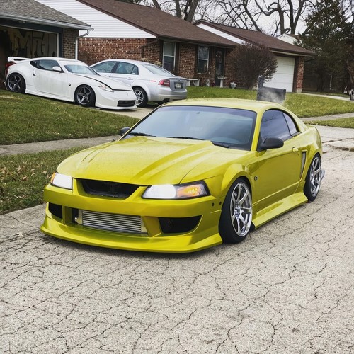 KBD Body Kits 2FORDY Style Polyurethane Front Bumper Fits Ford Mustang ...