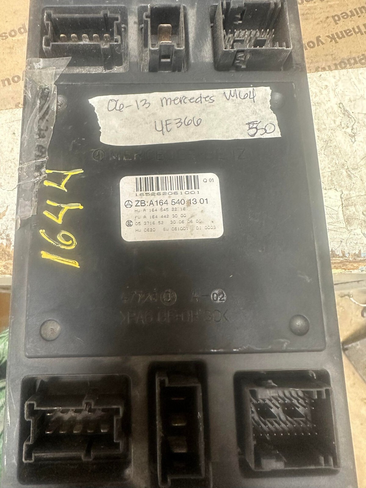 A164 540 13 01 Mercedes ML350 SAM control module Computer 2006-2013 | eBay