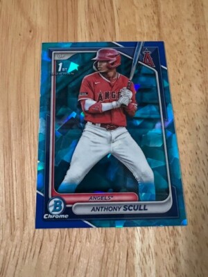 2024 Bowman - Chrome Prospects Aqua Lunar #BCP-107 Anthony Scull | eBay