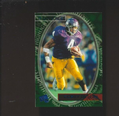 1997 Corey Dillon Press Pass Highlights Blue #41 RC Bengals | eBay