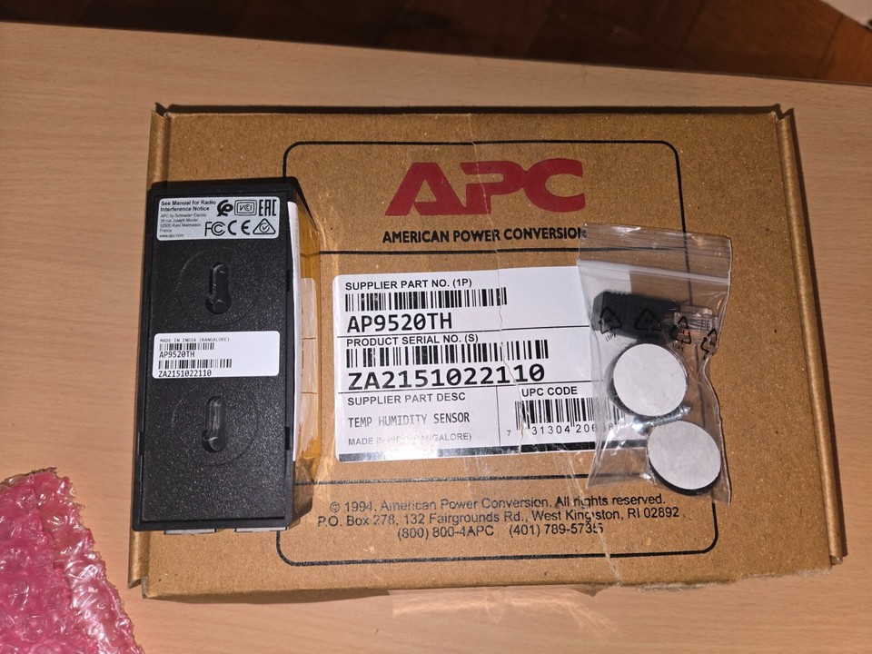 APC AP9520TH Temperature and Humidity Sensor 763615800198 | eBay