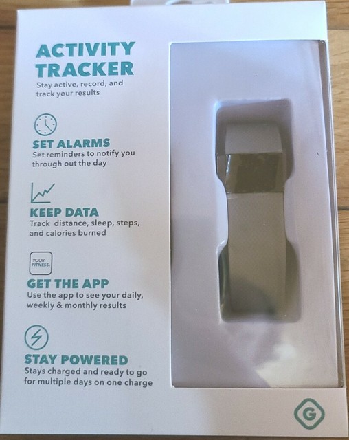 Gems Activity Tracker for Distance Calories Burned Sleep Steps Gray for ...