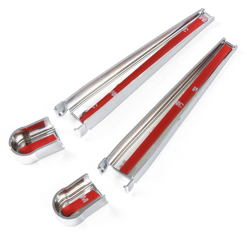 Chrome Window Windshield Wiper Blade Trim Cover For 1997-2006 Jeep ...