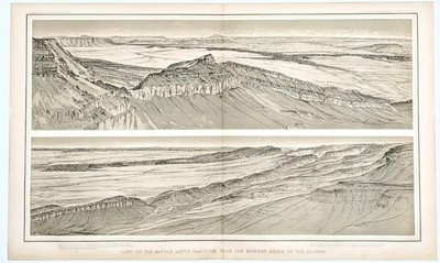AK, HI - Lithograph Map