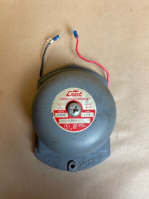 Crest Electronics 1203 4 1/4” 12V DC Bell | eBay