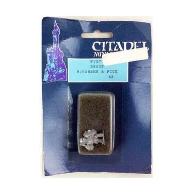 Citadel US Fantasy Mini Dwarf w/Hammer & Pick Pack New | eBay
