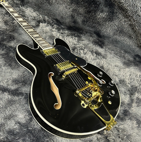 Electric Guitar Semi Hollow Body Jazz Guitar Bigsby Tremolo System 6 ...