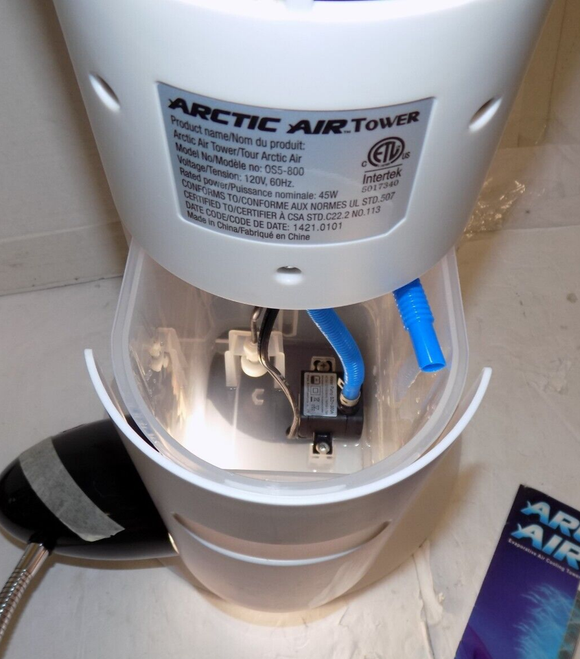 Arctic Air Tower Evaporative Air Cooling Tower Fan 38” 3 Speed ...