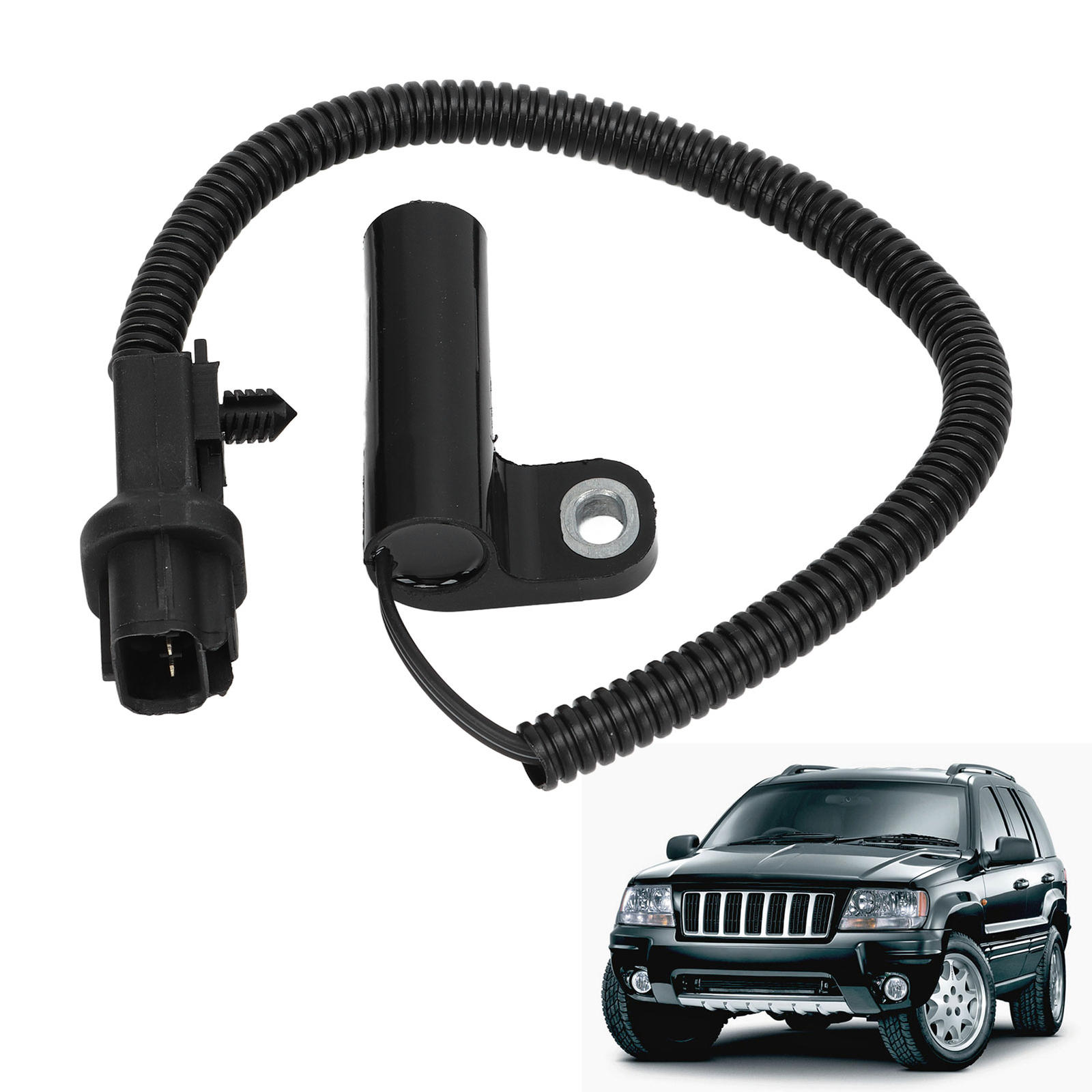 Crankshaft Position Sensor 56027868ac Black For Grand Cherokee L6 4.0L ...