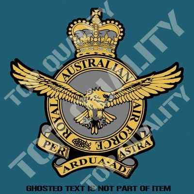 ROYAL AUSTRALIAN AIR FORCE RAAF DECAL STICKER MILITARY AUSTRALIANA ...