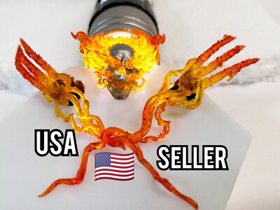 MAFEX CT TOYS Wolverine HELLVERINE FLAMING HEAD CLAWS LOT #2 WEAPON OF ...