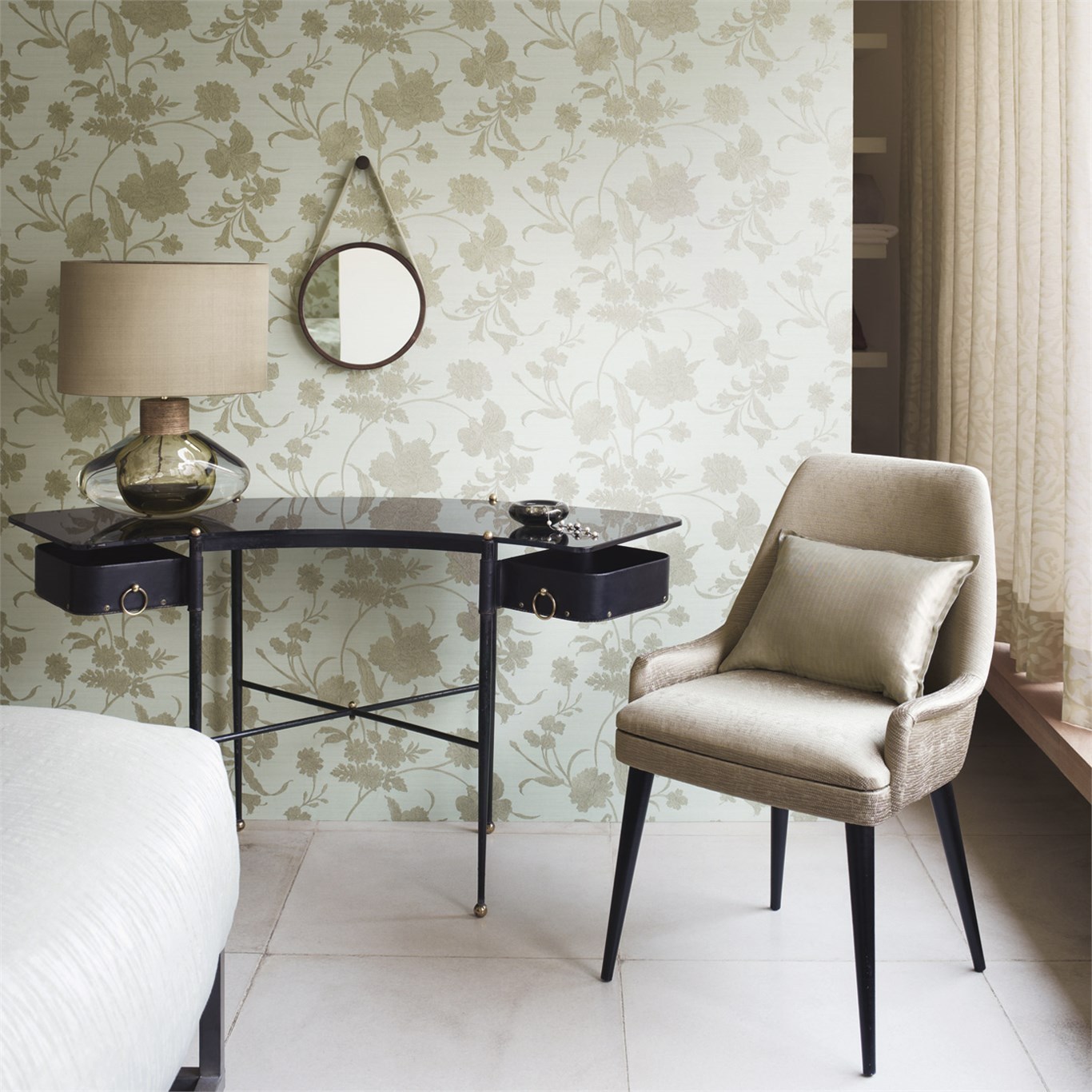 1 ROLL OF ZOFFANY QUARTZ COLLECTION CORDONNET WALLPAPER 311000 COLOUR ...