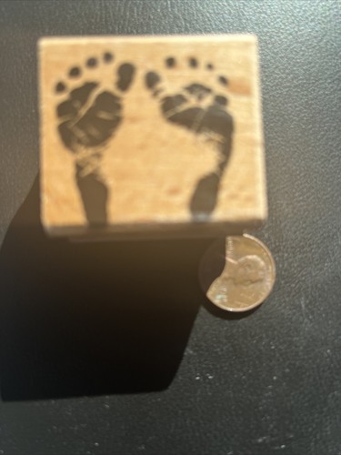Stampcraft Baby Feet Rubber Stamp Footprint 440D76 | eBay