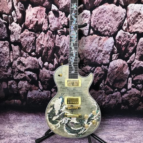 Factory Customization Electric Guitar Custom Les Shell Loong Flame ...