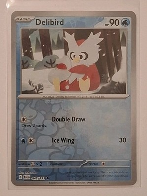 Delibird - 046/193 - Paldea Evolved Reverse Holo - Pokemon | eBay.de