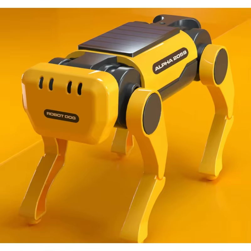 Robot Dog Science Experiment Kits Solar Powered Puppy for Kids DIY ...