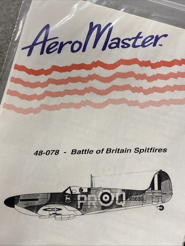 AeroMaster Decals 48-078 Battle Of Britain Spitfires 1/48 WW2 | eBay