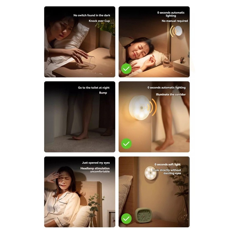 DIY Human Body Sensing LED Light Kit Motion Sensor Lights DIY ...