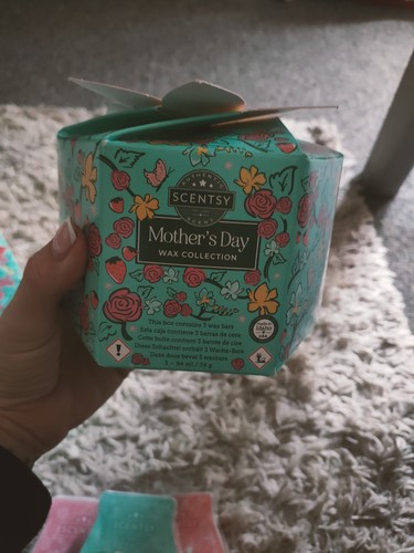 Scentsy MOTHERS DAY Collection Retired Set Of 3 Wax Bars Vanilla Rose ...