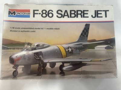 Monogram 1/48 F-86 Sabre Model Plane Kit USAF #5402 - FREE SHIPPING | eBay