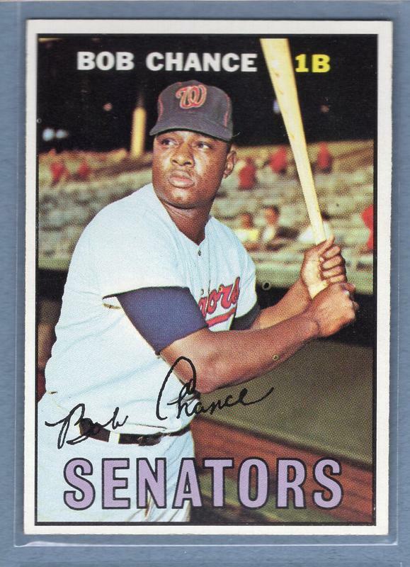 1967 Topps #349 Bob Chance EX-MT GO440 | eBay