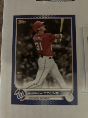 2022 Topps Series 2 Andrew Young Royal Blue Parallel #404 Washington ...