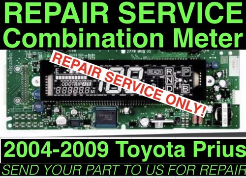 REPAIR SERVICE 2004-2009 Instrument Cluster Combination Meter Toyota ...