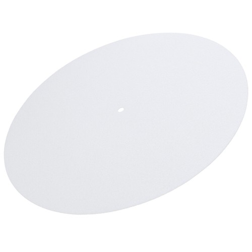White Vinyl Slip Mats Players Record Anti-static Wool Shockproof ...
