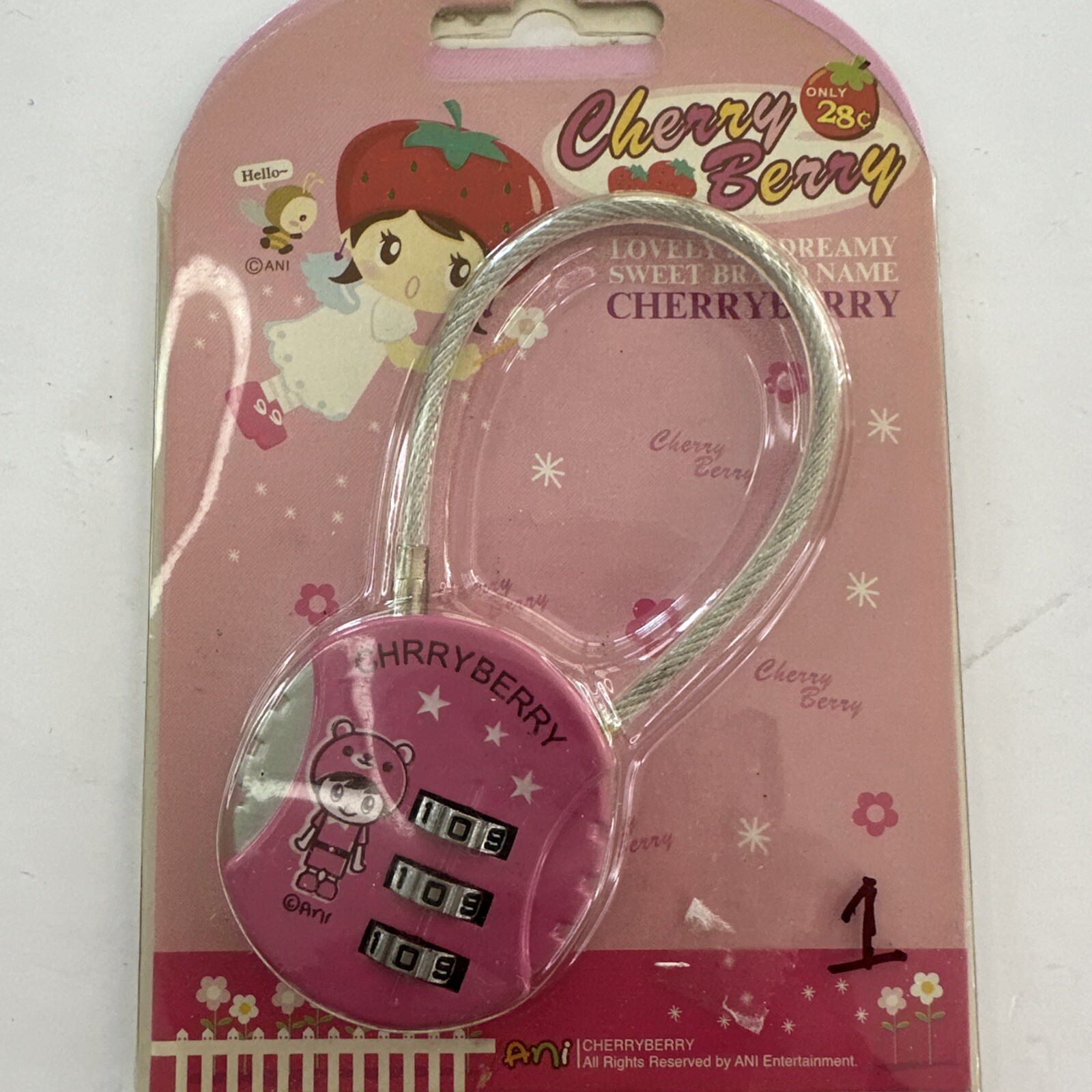 2 X Travel PadLock 3 digit Long Neck for Suitcase Luggage Locks 🔐 Pink ...