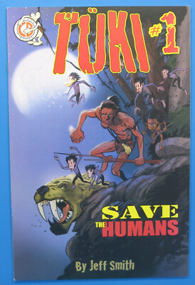 Tuki #1 Comic Book 2014 Jeff Smith Bone Save The Humans Cartoon Books | eBay