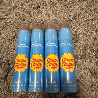 3 x hismile - Sodium Fluoride Toothpaste - Chupa Chups, Cola 2.1oz EXP ...