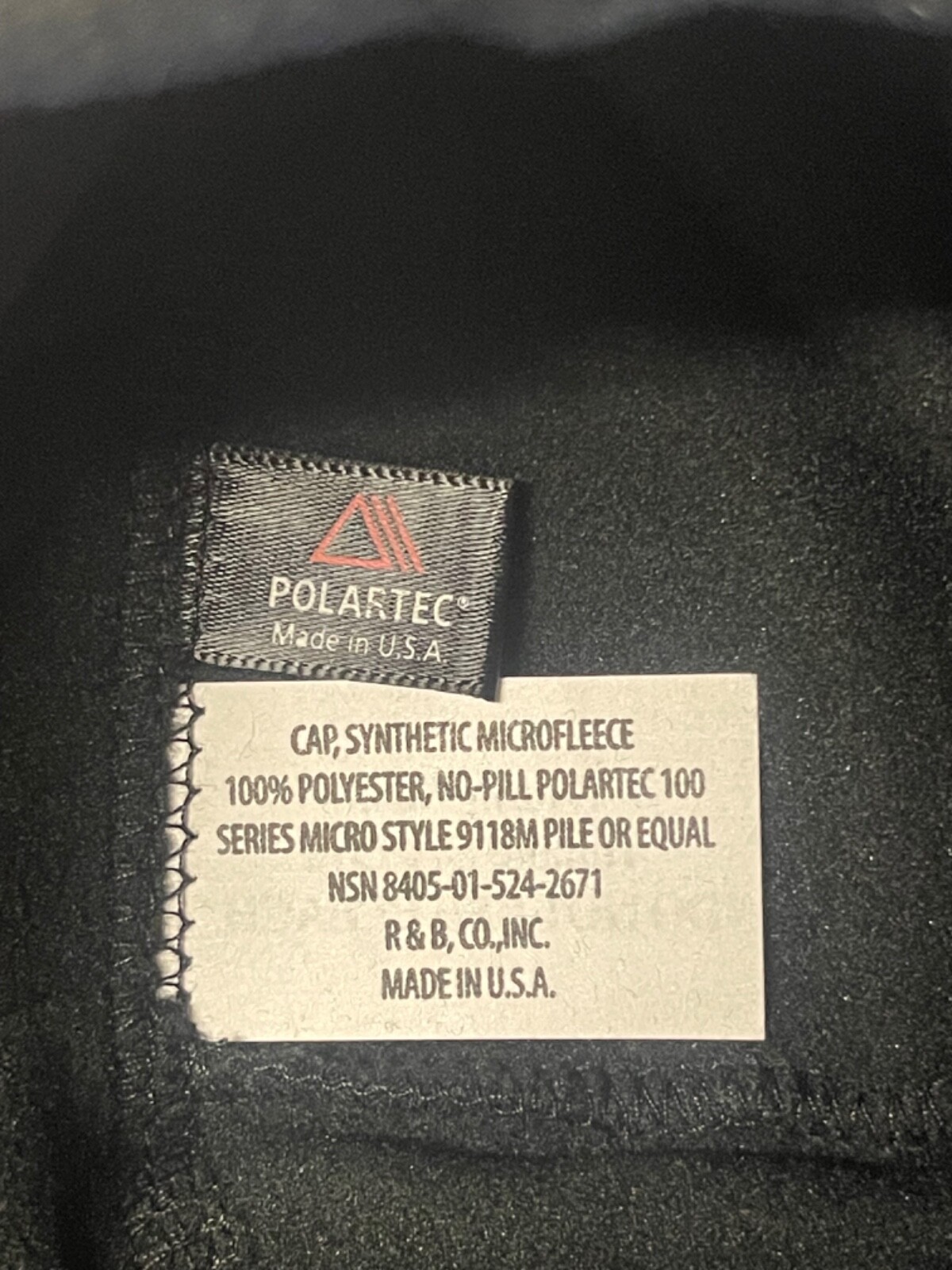 NEW G.I. US Military POLARTEC Micro Fleece Cap Beanie Black | eBay