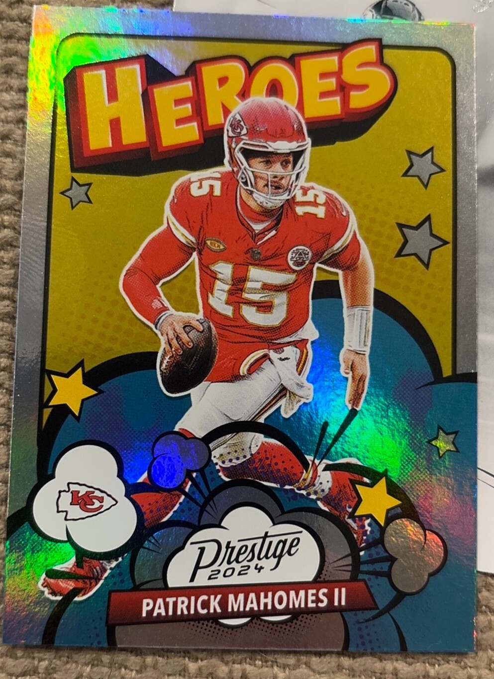 Patrick Mahomes 2024 Panini Prestige Heroes #10 Insert Football | eBay