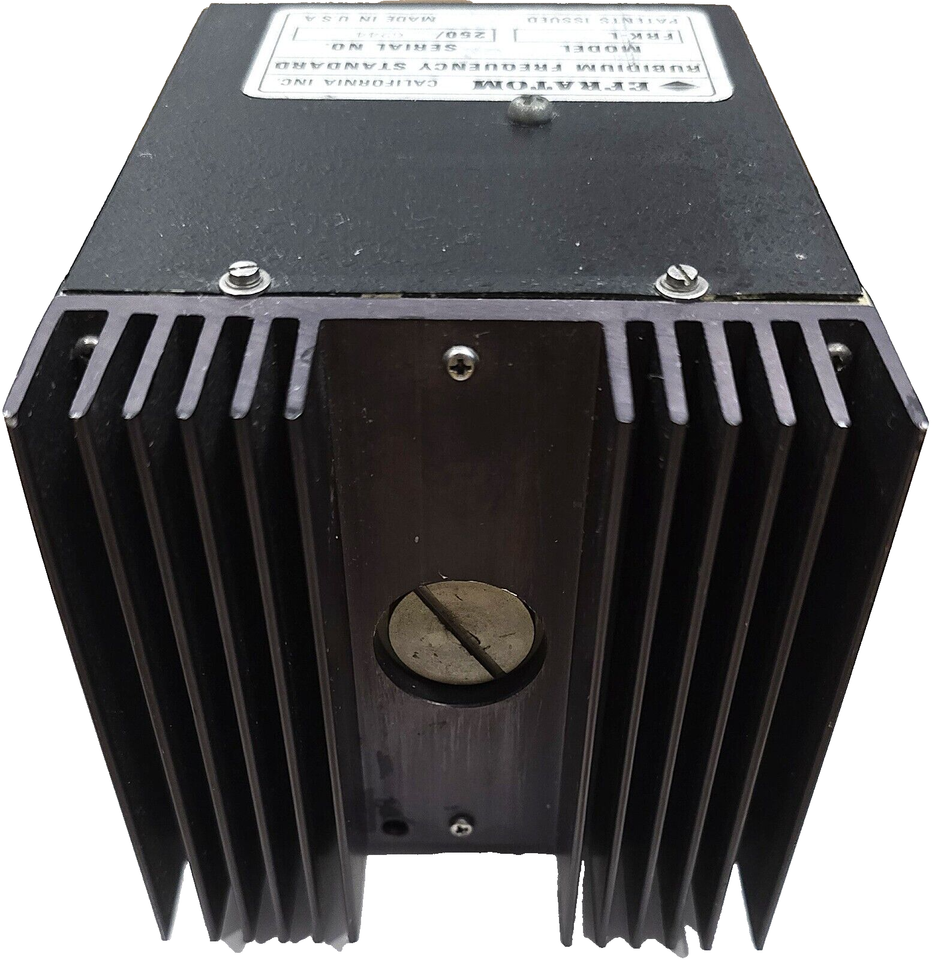 EFRATOM Rubidium-Vapor 10 MHz Frequency Standard (SN: 250/6244) | eBay