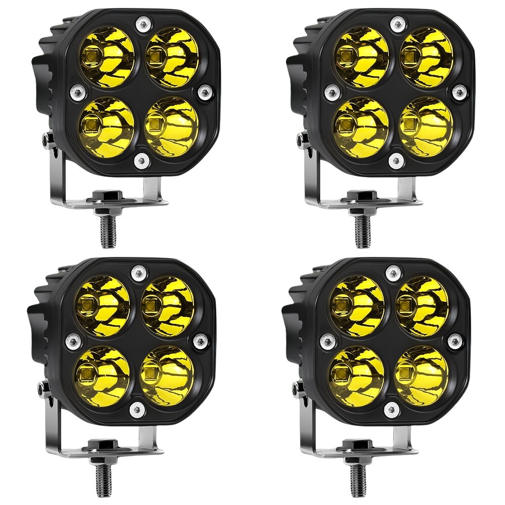 3inch LED Work Light Flood/Spot Cube Pods Bar Driving Fog Lamp Offroad ...