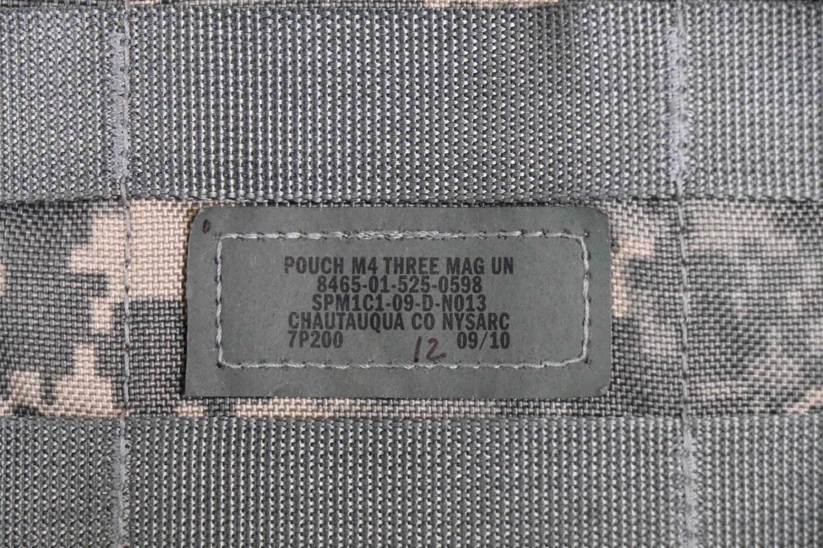 US Army Molle ACU Three Mag Pouch Multicam UCP 3 Magazine Side X ...