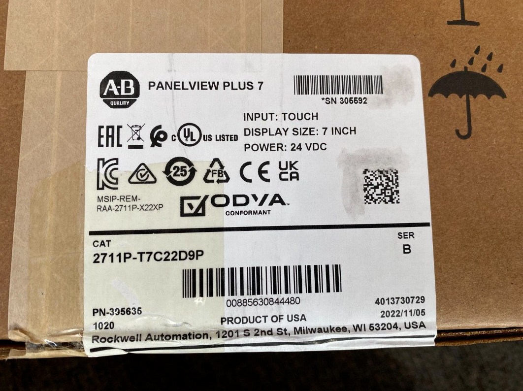 2022 AB 2711P-T7C22D9P HMI PanelView Plus 7 Graphic Terminal | eBay