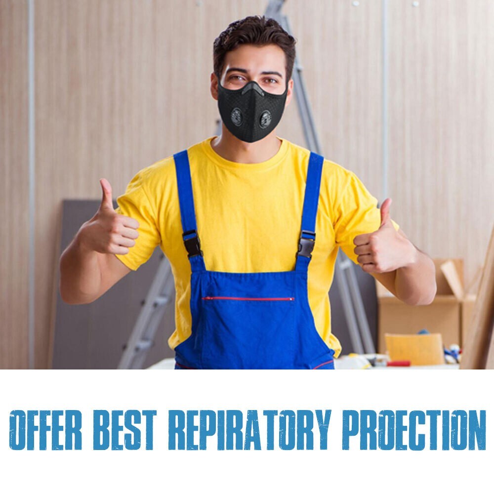 Anti Air Pollution Reusable Washable Face Mask With Free Filters Cover ...