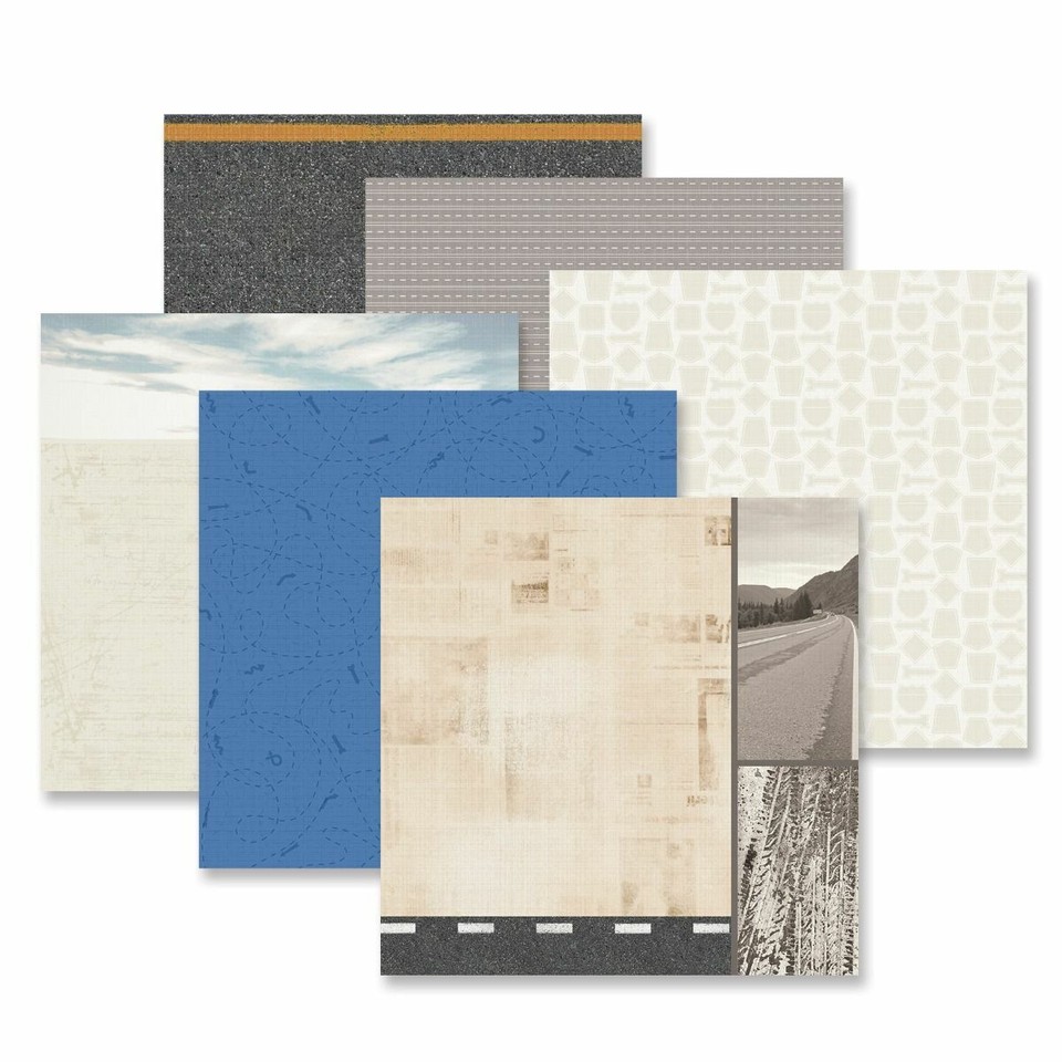 Rare & Current Creative Memories Paper Pack 12x12 Double Sided Printed ...