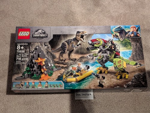 LEGO T. rex vs Dino Mech Battle - 75938 - Jurassic World - 2019 - NIB ...
