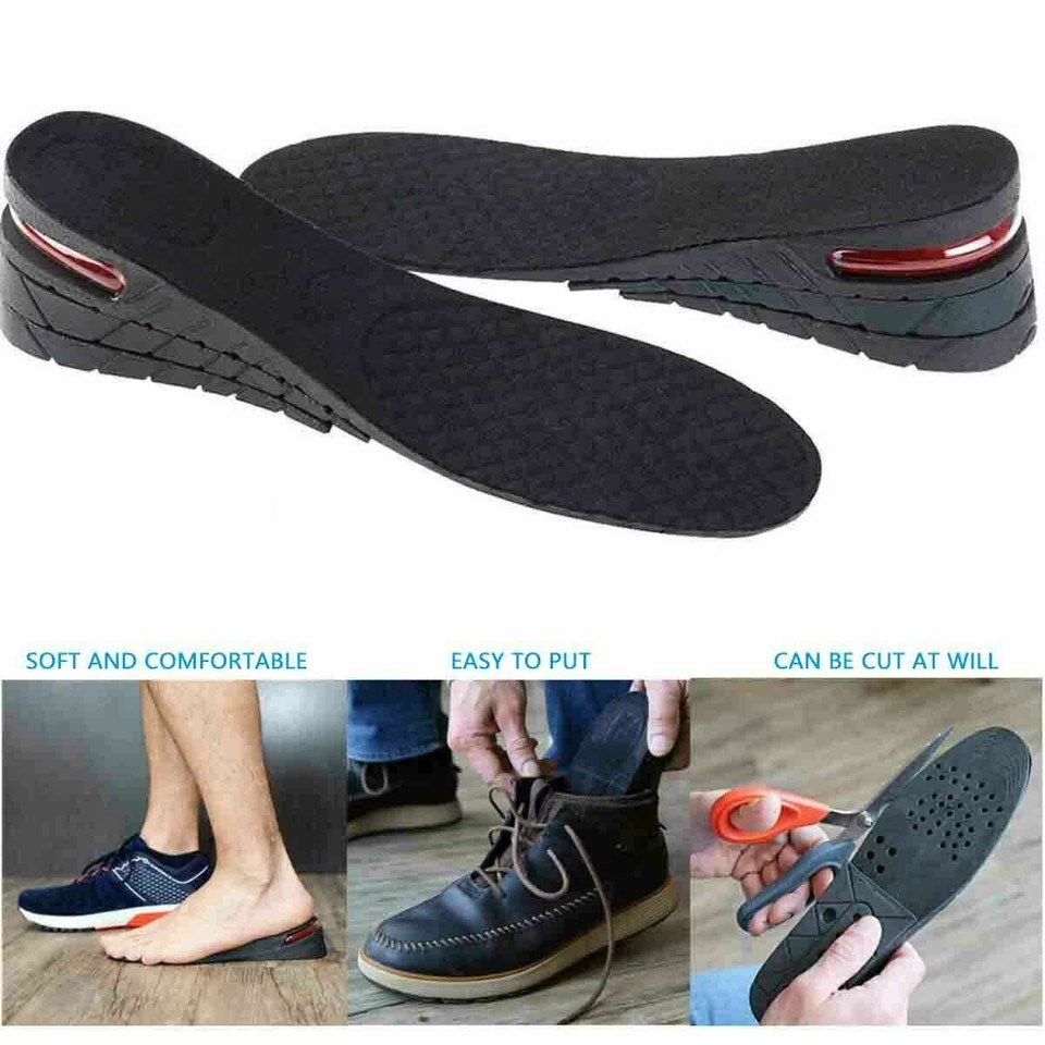Shoe Lift Height Increase Insole Foot Pad Insert Riser Footpad Unisex ...