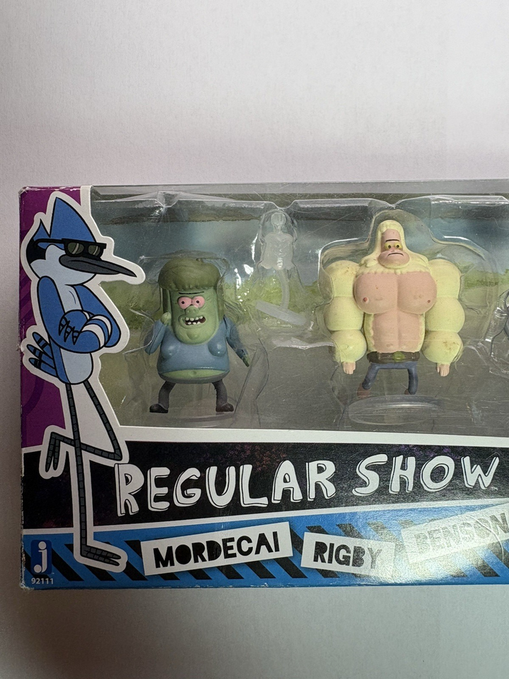 Regular Show Jazwares 7-Pack Figures In Box Muscle Man Rigby Skips ...